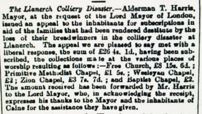 Llanerch Colliery disaster 1890 – Dewfall Hawk
